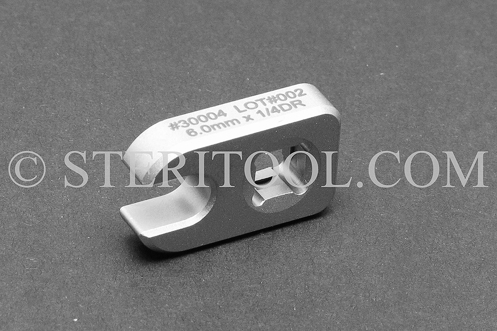 STERITOOL INC - #30004 - 6mm x 1/4 DR Stainless Steel Crows Foot Wrench ...