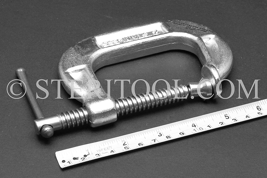 STERITOOL INC - #09987 - 2" Stainless Steel C Clamp. #09987
